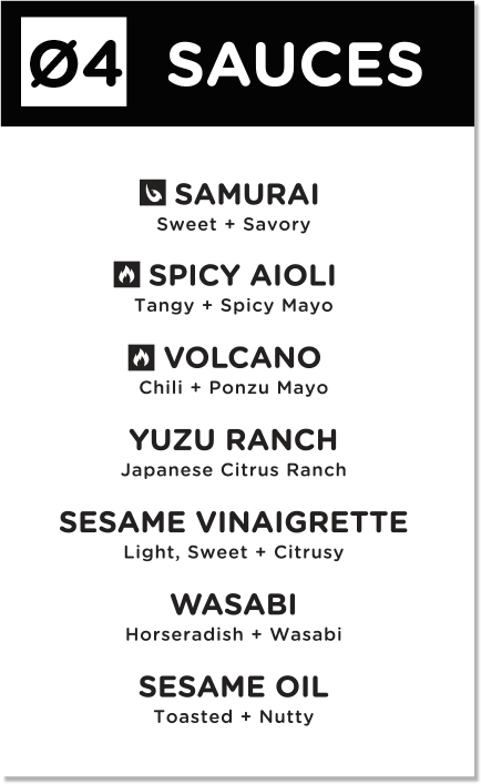 Menu - Aloha Poke